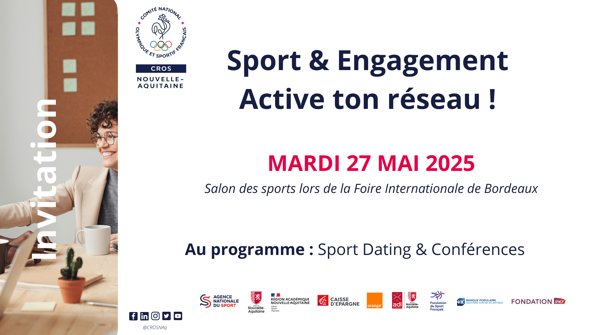 Sport et Engagement, Active ton réseau ! – 27 mai 2025 - Comité ...